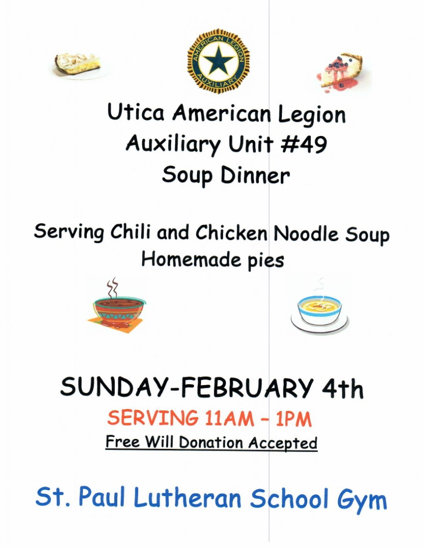 Village of Utica - Soup Dinner