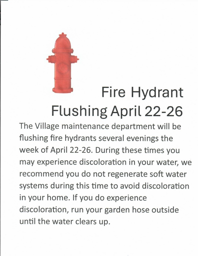 Village of Utica - Hydrant Flushing