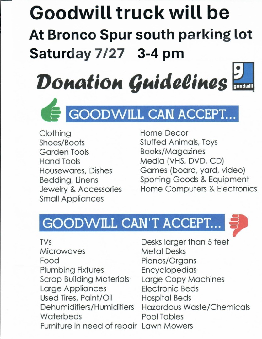 Village of Utica - Goodwill Truck