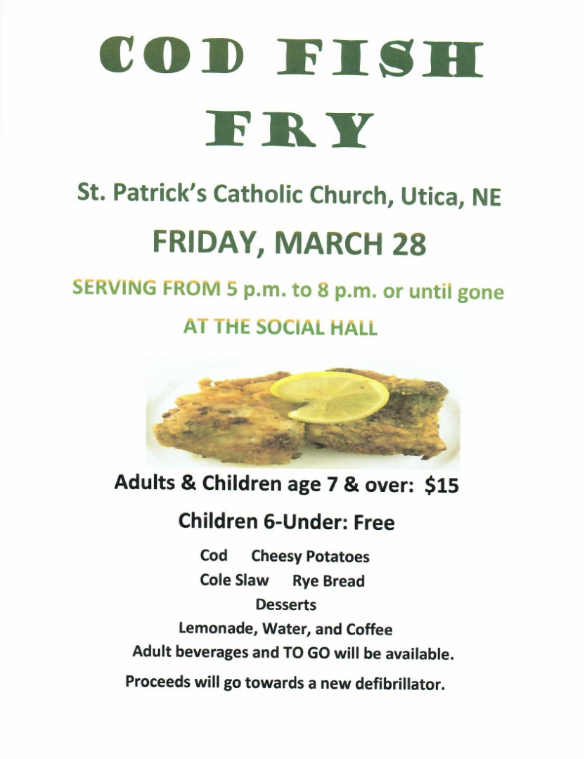Village of Utica - Fish Fry
